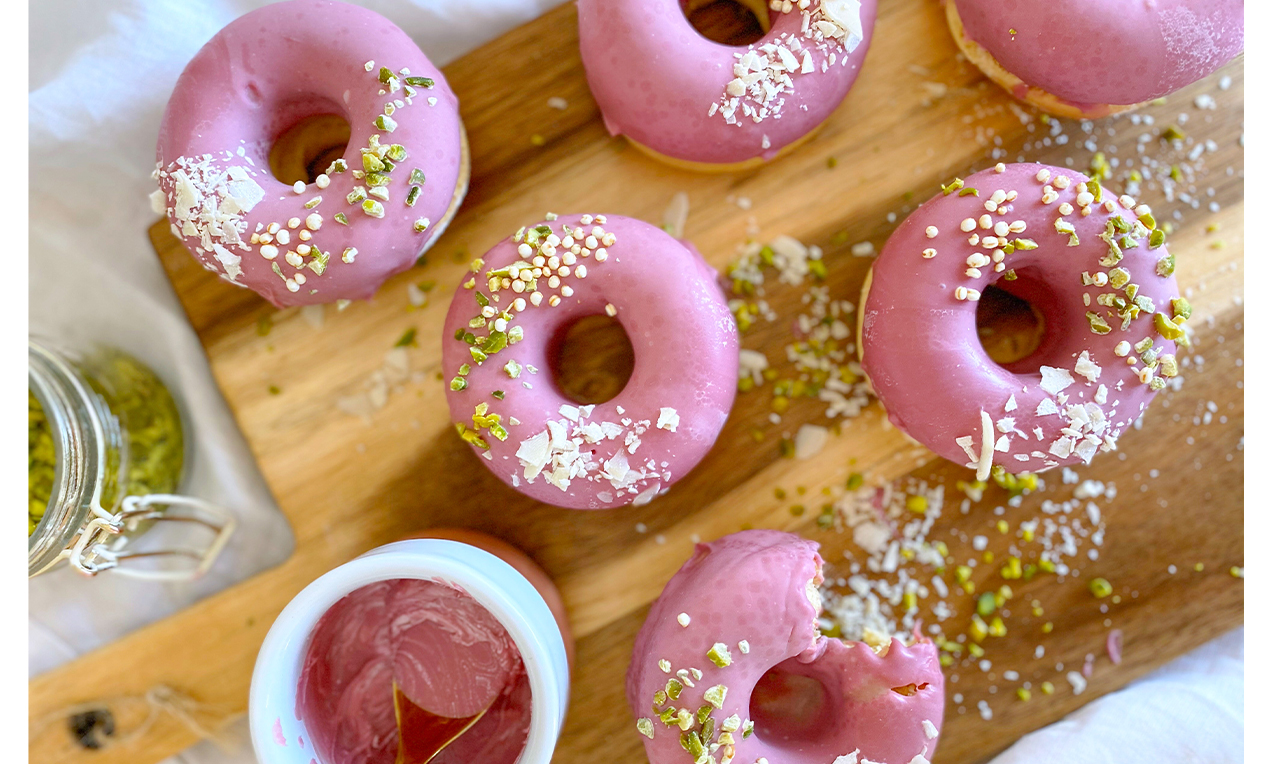 Pink Ruby Donuts Oppskrift | Dr. Oetker